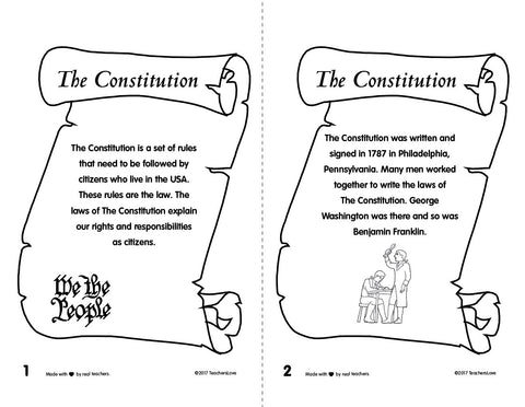 u s constitution coloring pages