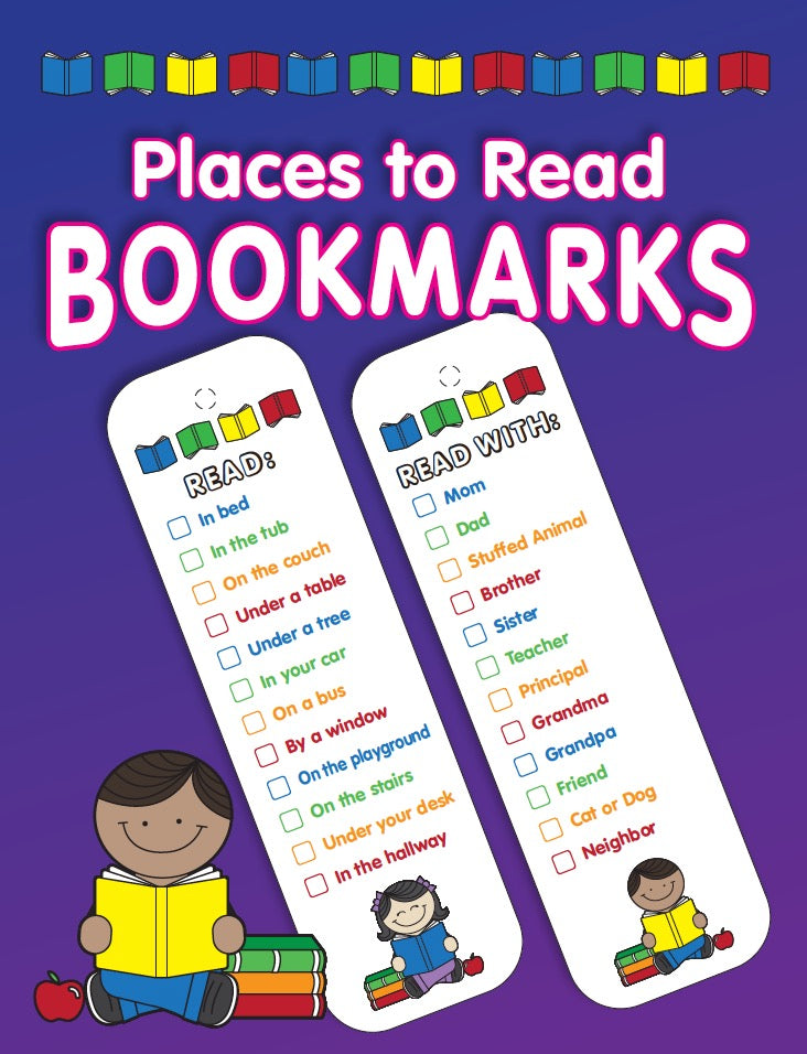 Places to Read Bookmarks – TeachersLove